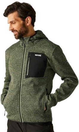 Regatta Newhill Full Zip Fleece Homme avec fermeture &eacute;clair compl&egrave;te Doublure polaire &eacute;lastique chaude Outdoor Winter Layer Top