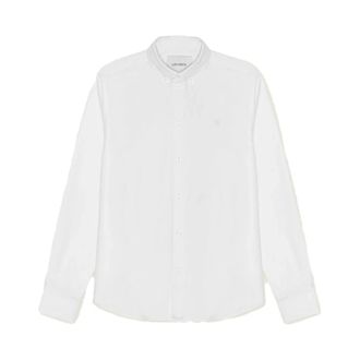Les Deux Homme, Chemises, Blanc, Taille: 2XL Konrad Oxford Shirt