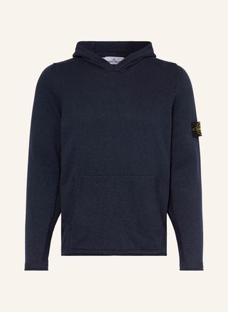 Stone Island Strick-Hoodie blau