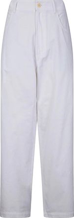JEJIA Pantalons D&eacute;contract&eacute;s - Blanc