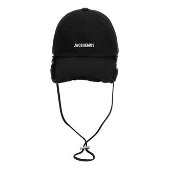 Jacquemus Homme, Accessoires, Noir, Taille: 58 CM La Casquette Artichaut