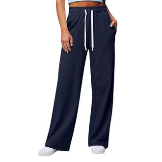Generic Pantalon de jogging pour femme - Taille basse - Pantalon de sport long - Pantalon de loisirs - L&eacute;ger et confortable - Pantalon de surv&ecirc;tement ample - 