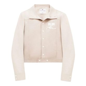 Courr&egrave;ges Veste en vinyle Reedition - Homme - Vestes - Beige - Taille: L