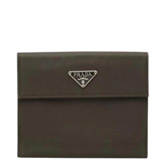 Prada Portefeuille Pre-owned (bi-fold) - Femme - Pre-owned - Brun - Taille: ONE Size