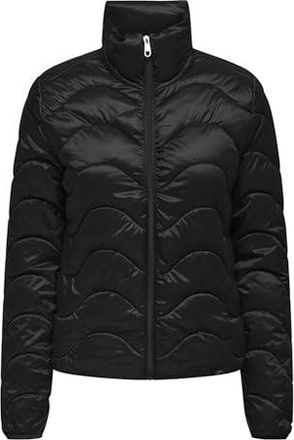 Only Onlvega Wave Quilted Jacket CC OTW Veste Tampon, Noir, L Femme