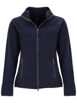 Blue Wave Fleecejacke Marcy Damen Jacke Marcy in moderner Streifenoptik mit Stehkragen