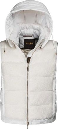 Moorer Femme, Vestes, Blanc, Taille: 34 FR Loara-Dy