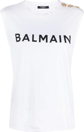Balmain Top - Weiß