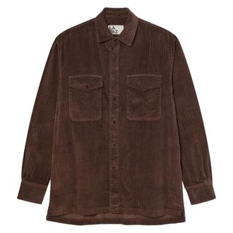 La Paz Homme, Chemises, Brun, Taille: S Surchemise Aguiar