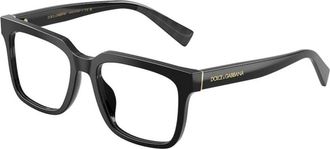 Dolce & Gabbana Homme, Accessoires, Noir, Taille: 53 MM Optical Frame