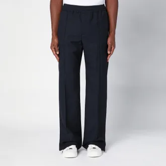 Gucci Dunkelblaue Hose GG Jacquard