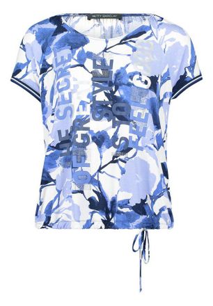 Betty Barclay Kurzarmshirt Damen mit Raffung (1-tlg)