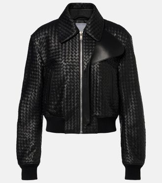 Bottega Veneta Veste en cuir Intrecciato