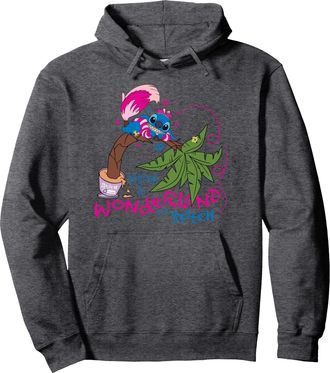 Disney 100 Stitch in Costume Cheshire Cat Wonderland Welcome Pullover Hoodie