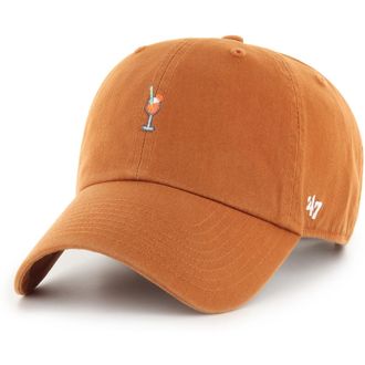 47 Brand 47 CAP ICON DRINK BASE RUNNER CLEAN UP BURNT ORANGE