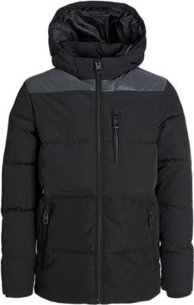 Jack & Jones JUNIOR Jjeowen Reflective Puffer Sn Jnr, noir, Numeric_152, Noir, numeric_152