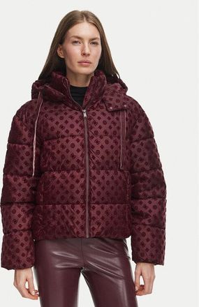 Guess Winterjacke W6BL56 W4195 Dunkelrot Regular Fit