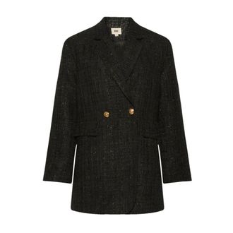 Tiffany & Co. Gold Schwarz Blazer Nima Stil - - Jackets - Damen - Schwarzk - L