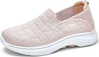 Generic Baskets de marche pour femme - Chaussures orthop&eacute;diques &agrave; enfiler avec soutien de la vo&ucirc;te plantaire - Semelle souple respirante - Chaussures de tenni