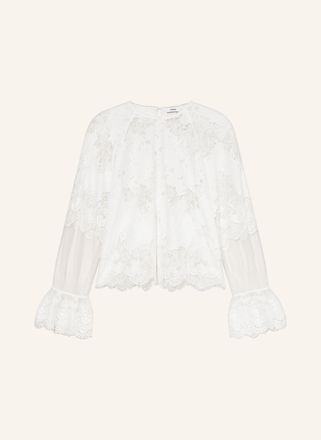 Reiss Reiss Blusenshirt Emilia Aus Lochspitze weiss