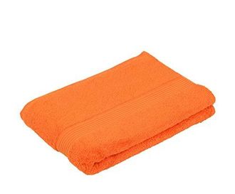 Gözze New York Duschtuch, 1er Set, Weiches und saugfähiges Handtuch, 100% Baumwolle, 70 x 140 cm, Orange, 550-0764-5