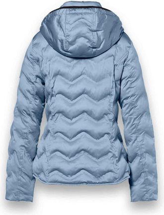 District Winterjacke Snowbird (mit Kapuze, wasserabweisend) hellblau Damen