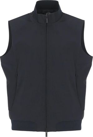Roberto Ricci Design Rrd, Homme, Vestes, Bleu, Taille: XL Gilet &agrave; col montant