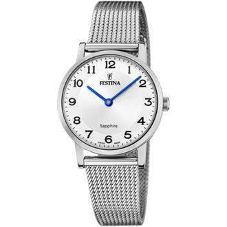 Festina Femme, Accessoires, Gris, Taille: ONE Size Sapphire 29mm Quartz