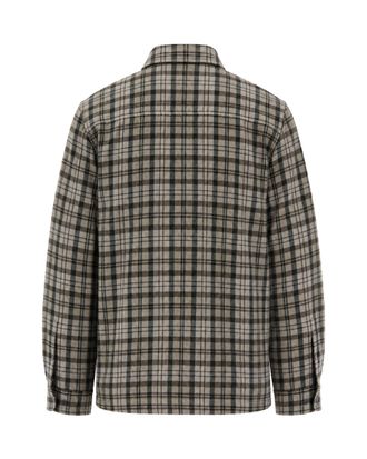 Woolrich Alaskan Check Shirt Jacket - Beige