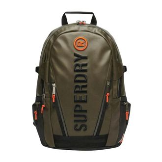 Superdry Bestickter Olivgr&uuml;ner Rucksack - - Bags - Damen - Gr&uuml;n - ONE SIZE
