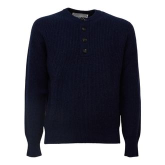 Amaranto Rundhals-Strickware - - Knitwear - Herren - Blau - L