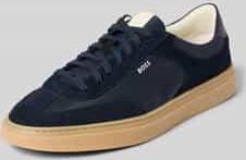 HUGO BOSS Low Top Sneaker aus echtem Rindsleder Modell KIERAN_TENN