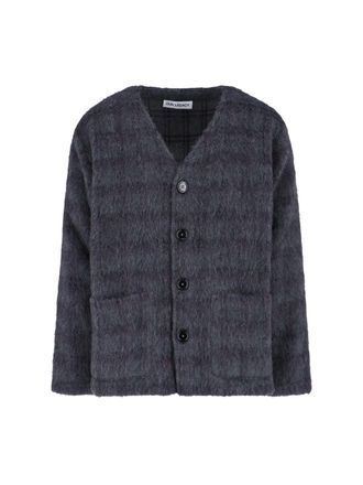 Our Legacy Plum Check Cardigan