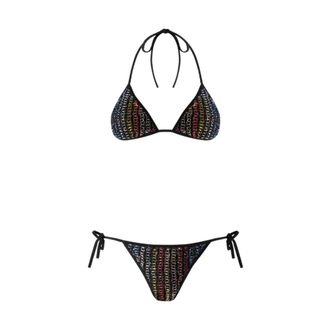 Missoni Mesh Bikini - - Swimwear - Damen - Schwarzk - XS