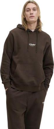 Jack & Jones Jack & Jones JJESOHO Sweat &agrave; Capuche pour Homme - Coupe d&eacute;contract&eacute;e, Delicioso, L