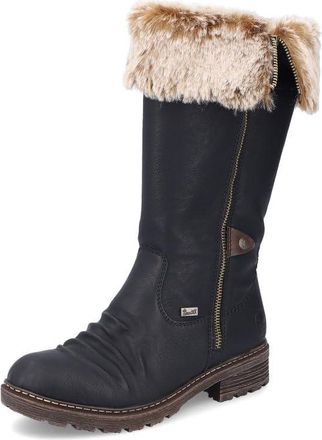 Rieker Damen Winterstiefel Z4751, Frauen Stiefel, wasserabweisend, riekerTEX,uebergangsschuhe,Winterboots,schn&uuml;rstiefel,schwarz (00),41 EU / 7.5 UK