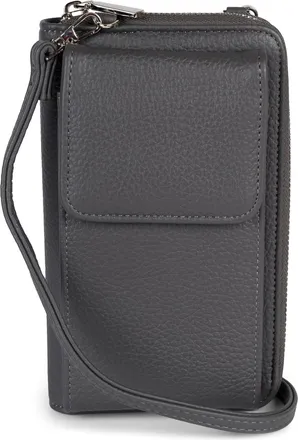 styleBREAKER Umh&auml;ngetasche Umh&auml;ngetasche mit Handyfach und RFID Schutz