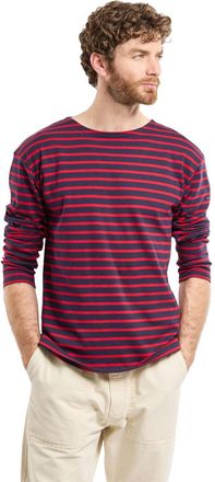 Armor Lux Herren Marini&egrave;re loctudy Homme Langarmshirt, Blau (455 Navire/Braise 455), X-Large (Herstellergr&ouml;&szlig;e: 5)