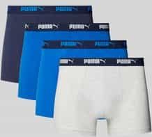 Puma Trunks im 4er-Pack mit elastischem Logo-Bund