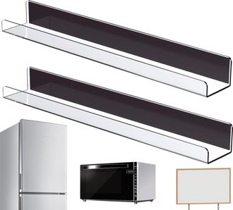 Generic Schwebende Regale - Magnetische Wandhalterung F&uuml;r Pr&auml;sentation Und Organisation | Wiederverwendbare kleine Magnetablage,f&uuml;r Figuren Schallplatten Spie