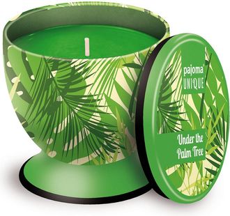 Pajoma Pajoma Duftkerze UNIQUE Under the Palm Tree, 240 g, Premium Duftkerze mit hohem Duftanteil, verschließbar, Brenndauer: 40 Stunden