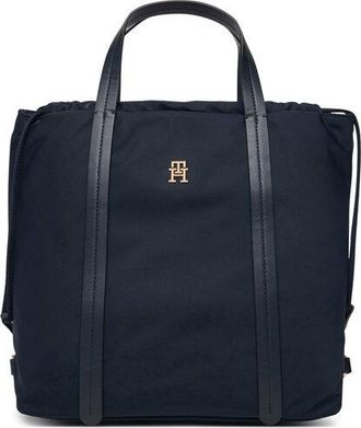 Tommy Hilfiger Rucksack Th Soft Nylon Tote/Backpack AW0AW19029 Dunkelblau