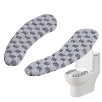 Generic Toilettensitzpolster - Badezimmerwärmer-Toilettensitz, Toilettensitzkissenpolster, Selbstklebende, Weiche, Waschbare Und Wiederverwendbare Toilettensi