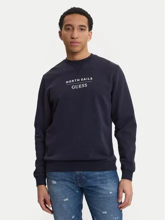 Guess Sweatshirt M6GQ26 K3490 Dunkelblau Regular Fit