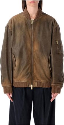 Golden Goose Femme, Vestes, Brun, Taille: 40 FR Bomber Vintage Marron