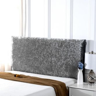 Generic Bett Kopfteil Bezug Kopfteilbezug Stretch-Bettkopfteil-Schonbezug F&uuml;r Einzel-/Doppel-/Kingsize Bettkopfteil Bezug Moderner Samt-Kopfteil Hussen F&uuml;r Sc