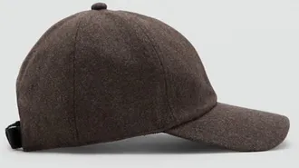 Mango Casquette en laine marron clair/pastel - Homme - Taille unique - MANGO MAN