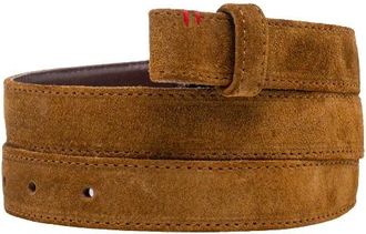 CLARIS VIROT Femme, Accessoires, Brun, Taille: L Baby Ceinture Cuir Suede Tabac