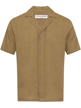 Orlebar Brown chemise Maitan - Vert
