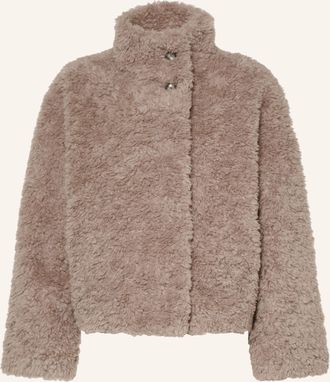 IQ Studio Iq Studio Kunstfell-Jacke beige